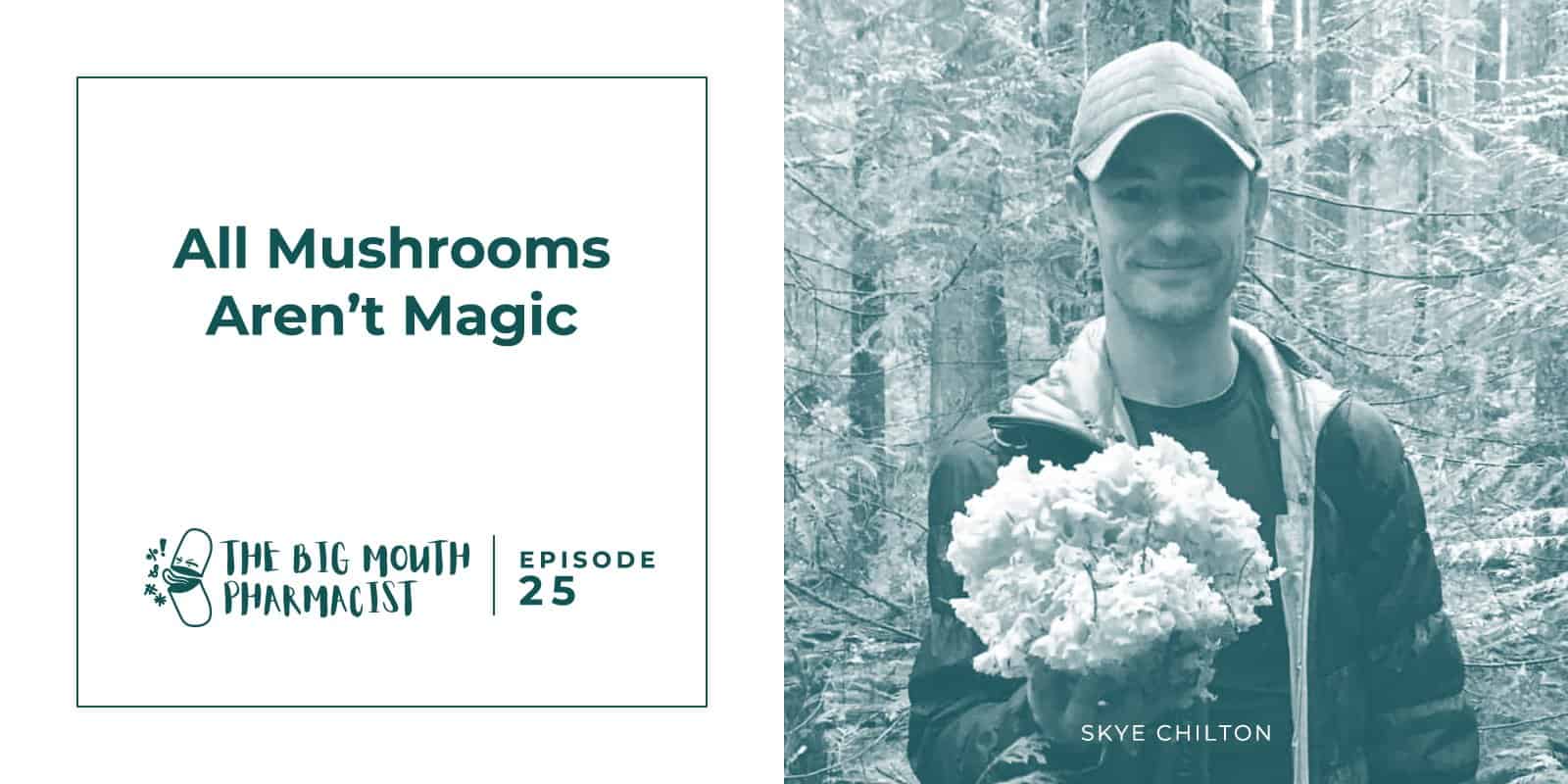 Ep. 25 All Mushrooms Aren’t Magic – Dr. Neal Smoller, Holistic Pharmacist